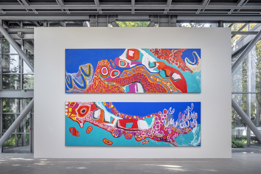 Sally Gabori, artiste aborigène devenue peintre à 80 ans